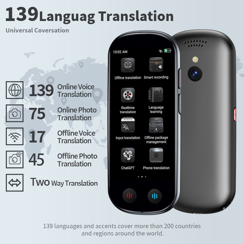 VORMOR Z9 New Arrival Language Translator Device, Portable Translator